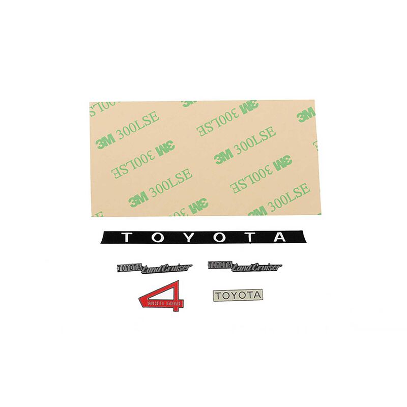 RC4WD Metal Emblem Set TF2 FJ55 Body | Tower Hobbies