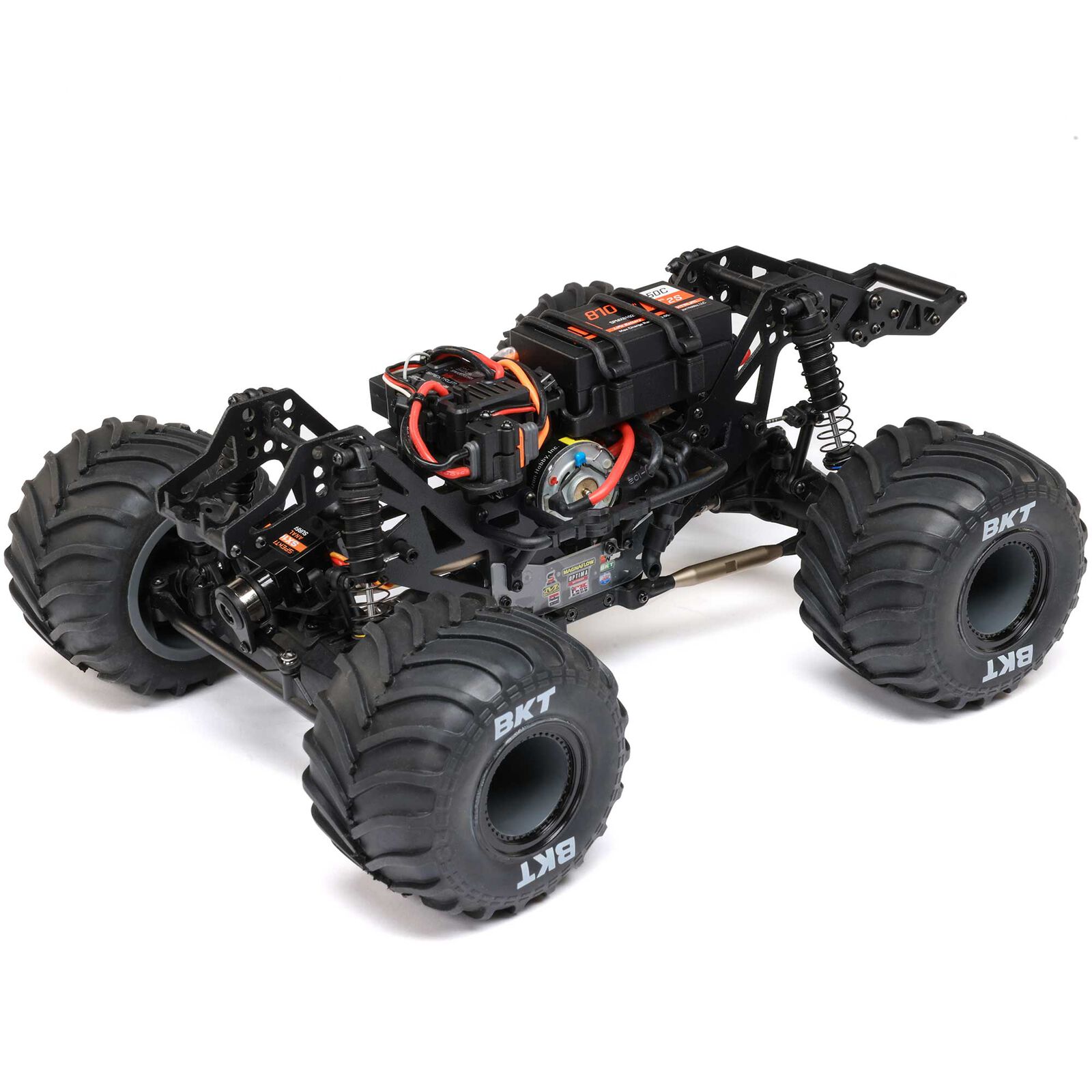 Losi 1/18 Mini LMT Megalodon 2S 4X4 RTR Brushed Monster Truck (Battery ...