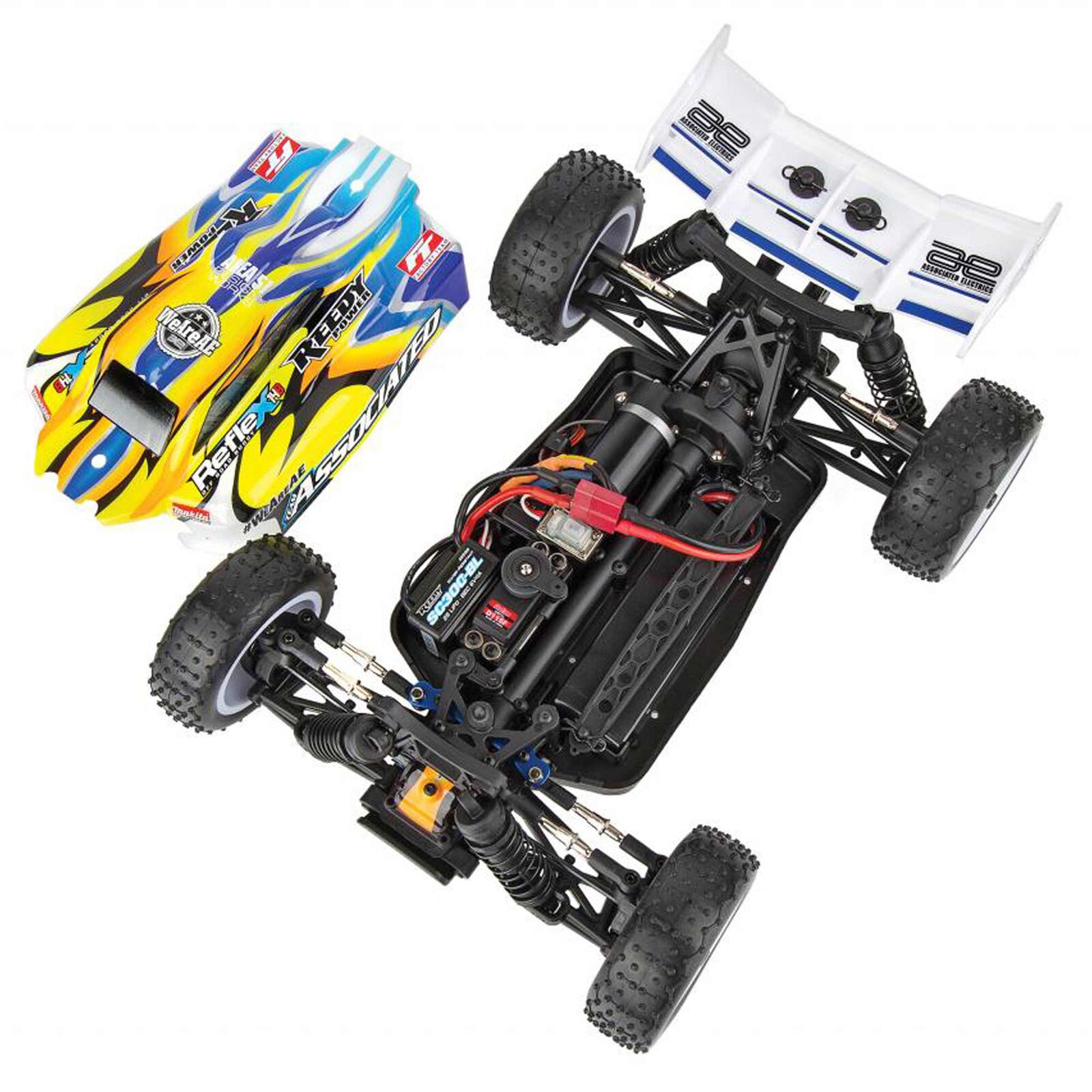 Team Associated 1/14 Reflex 14B Ongaro 4x4 Buggy RTR, LiPo Combo ...