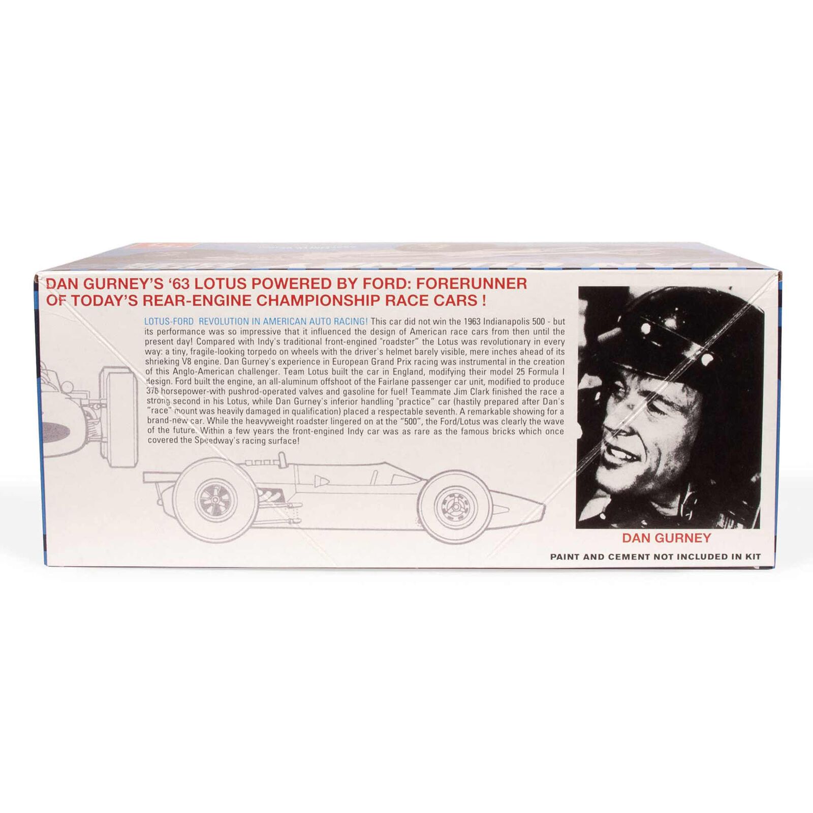 AMT 1/25 Dan Gurney Lotus Racer Model Kit