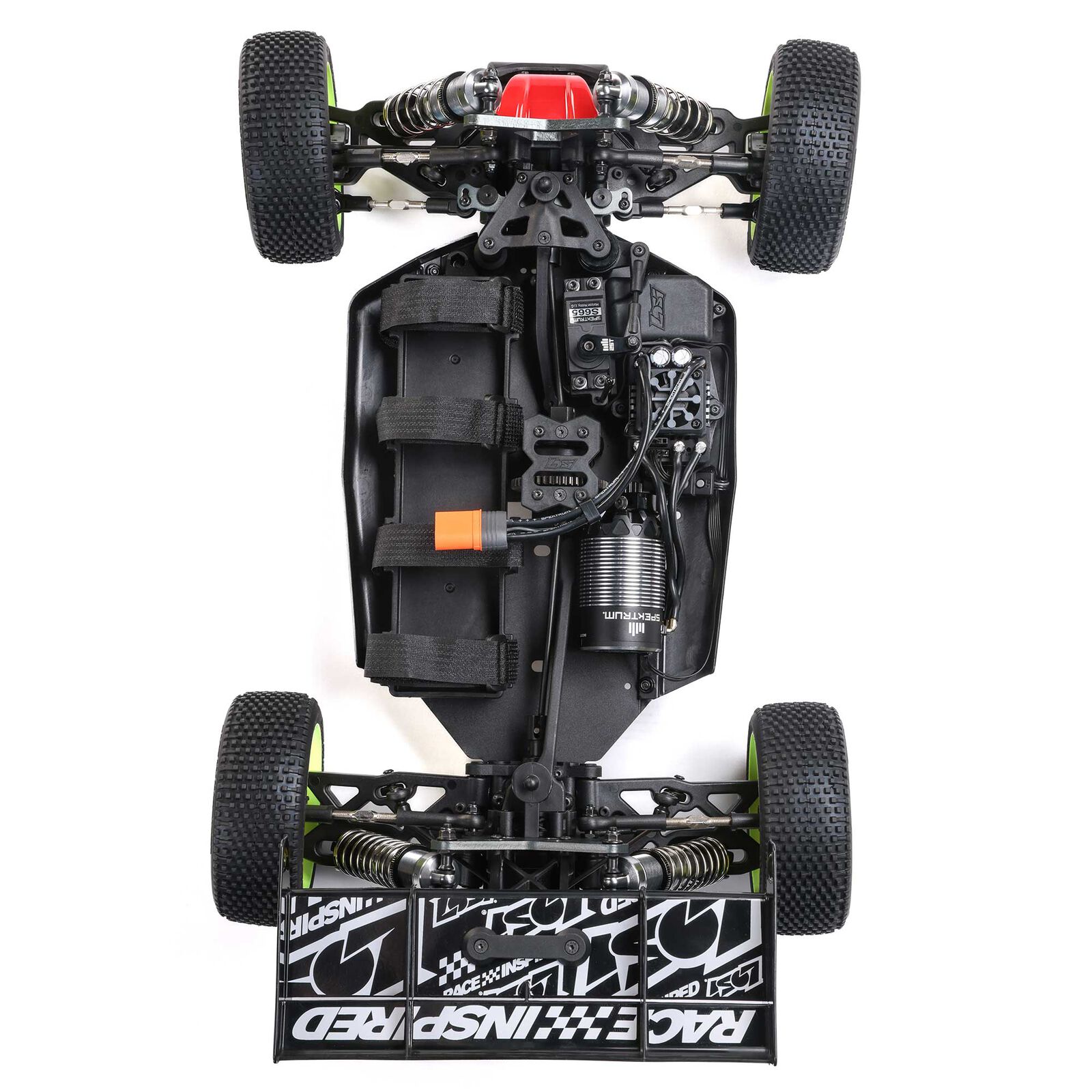 Losi 1/8 8IGHT-XE 4S 4X4 RTR Brushless Race Buggy, Clear