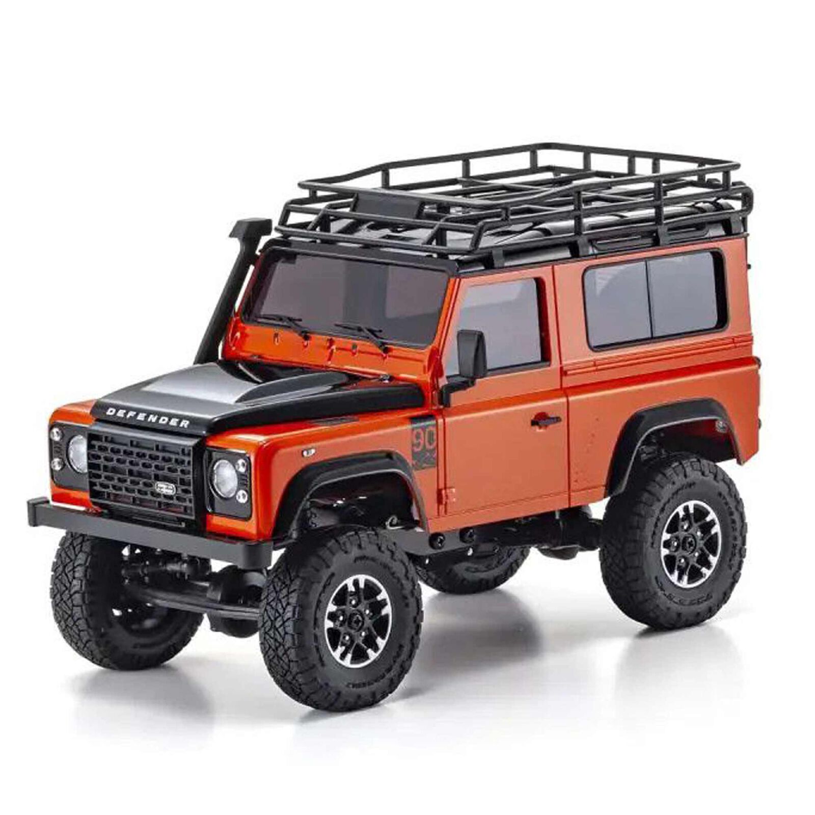 Kyosho 1/28 Land Rover Defender 90 Adventure Mini-Z 4x4 Crawler RTR ...