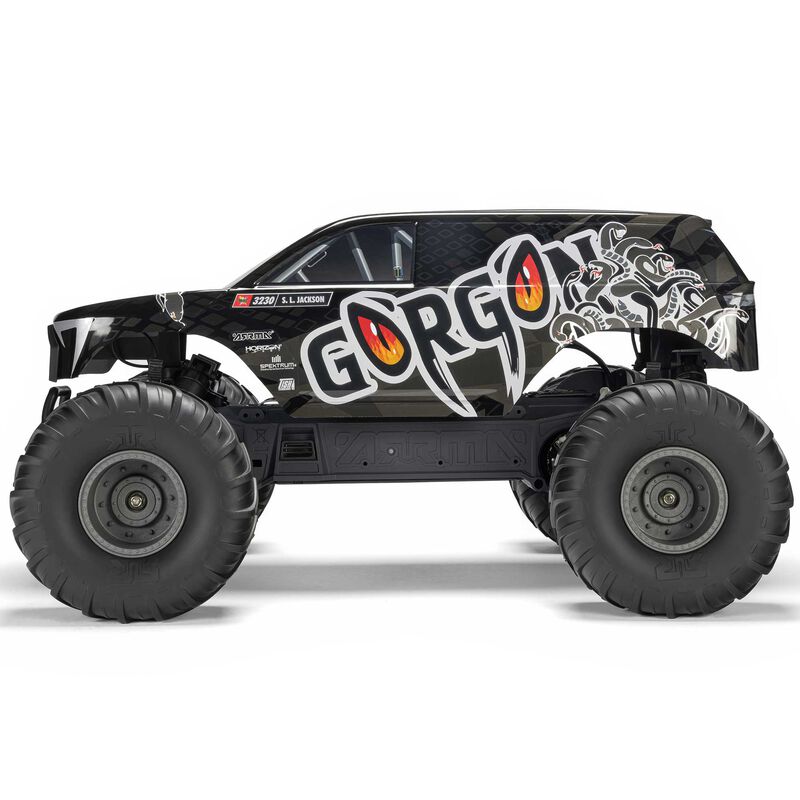 ARRMA 1/10 GORGON 2WD RTA Kit Brushed Monster Truck (Battery & Charger ...