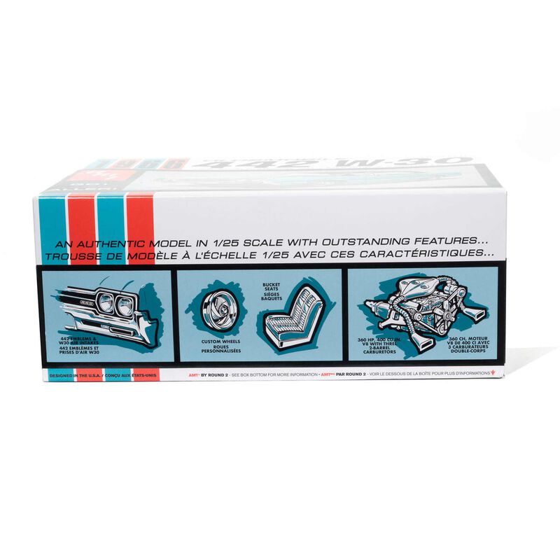 AMT 1/25 1966 Olds 442 Hardtop, Model Kit Model Kit