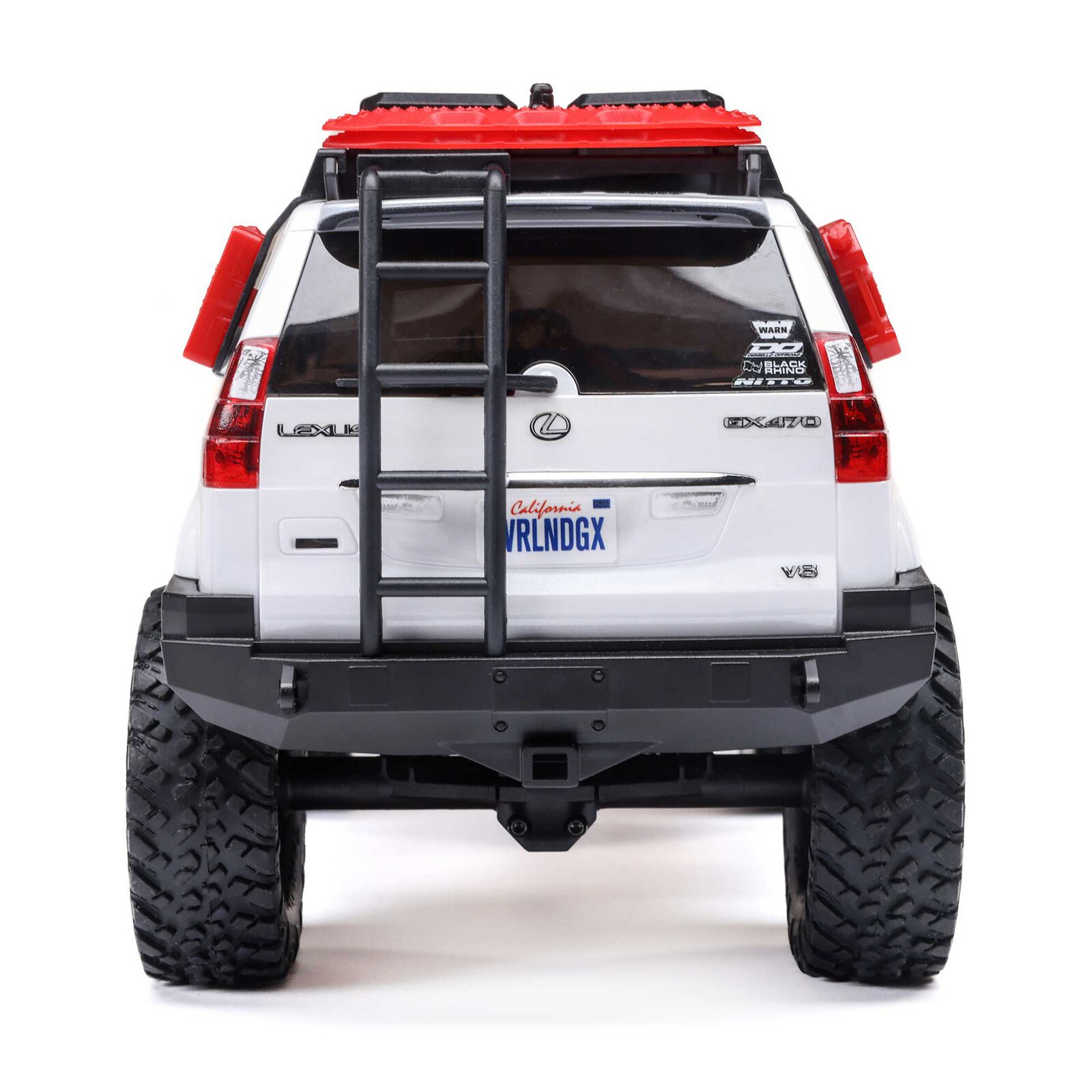 Axial 1/24 SCX24 Lexus GX 470 4X4 RTR Brushed Rock Crawler (Battery & Charger Included), White