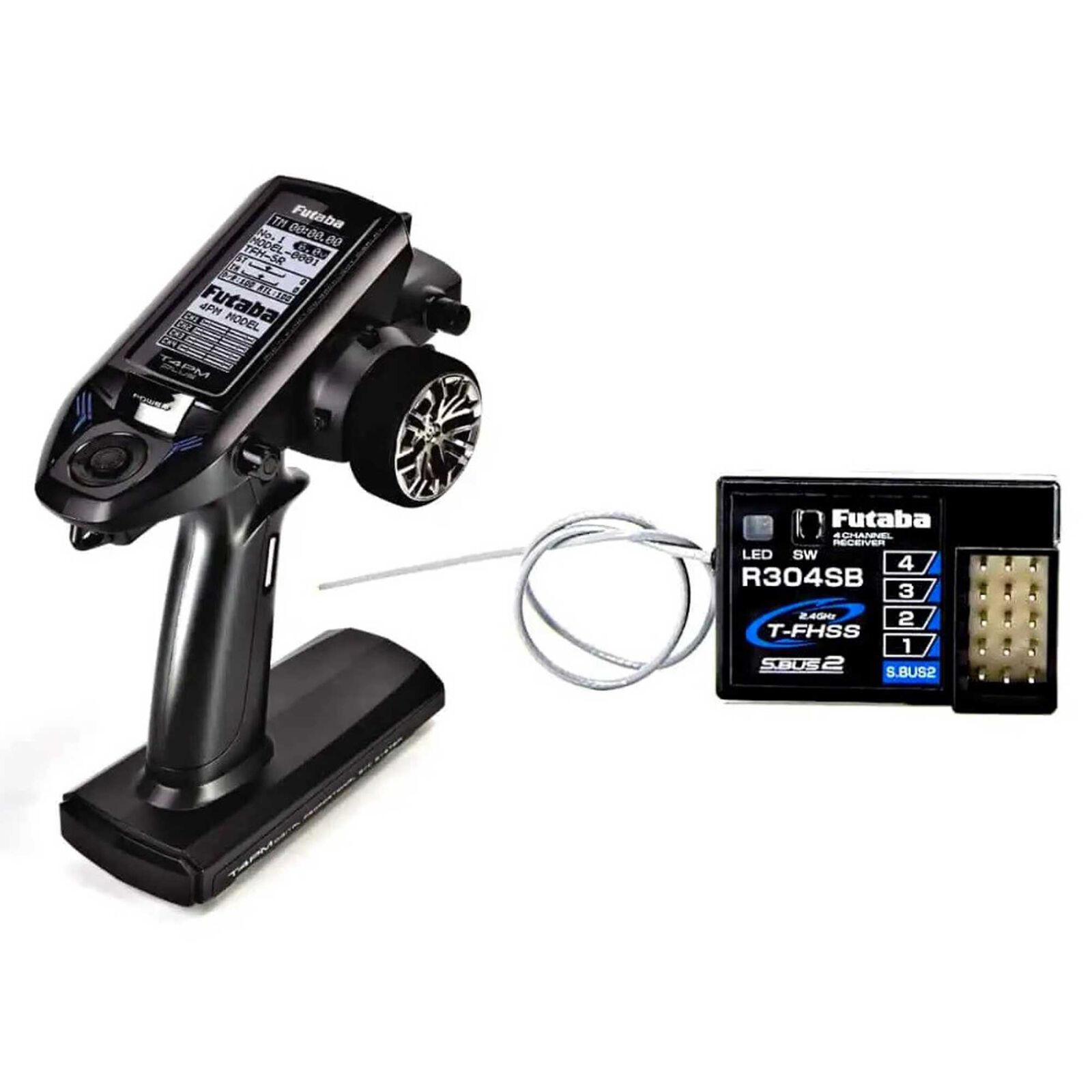 Futaba Systems 4PM Plus 2.4GHz 4ch Transmitter With R304SB Receiver
