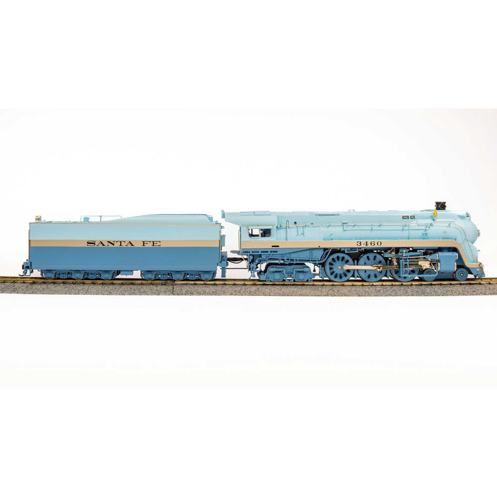 Broadway Limited Imports HO ATSF Blue Goose Locomotive, #3460, 1951 ...