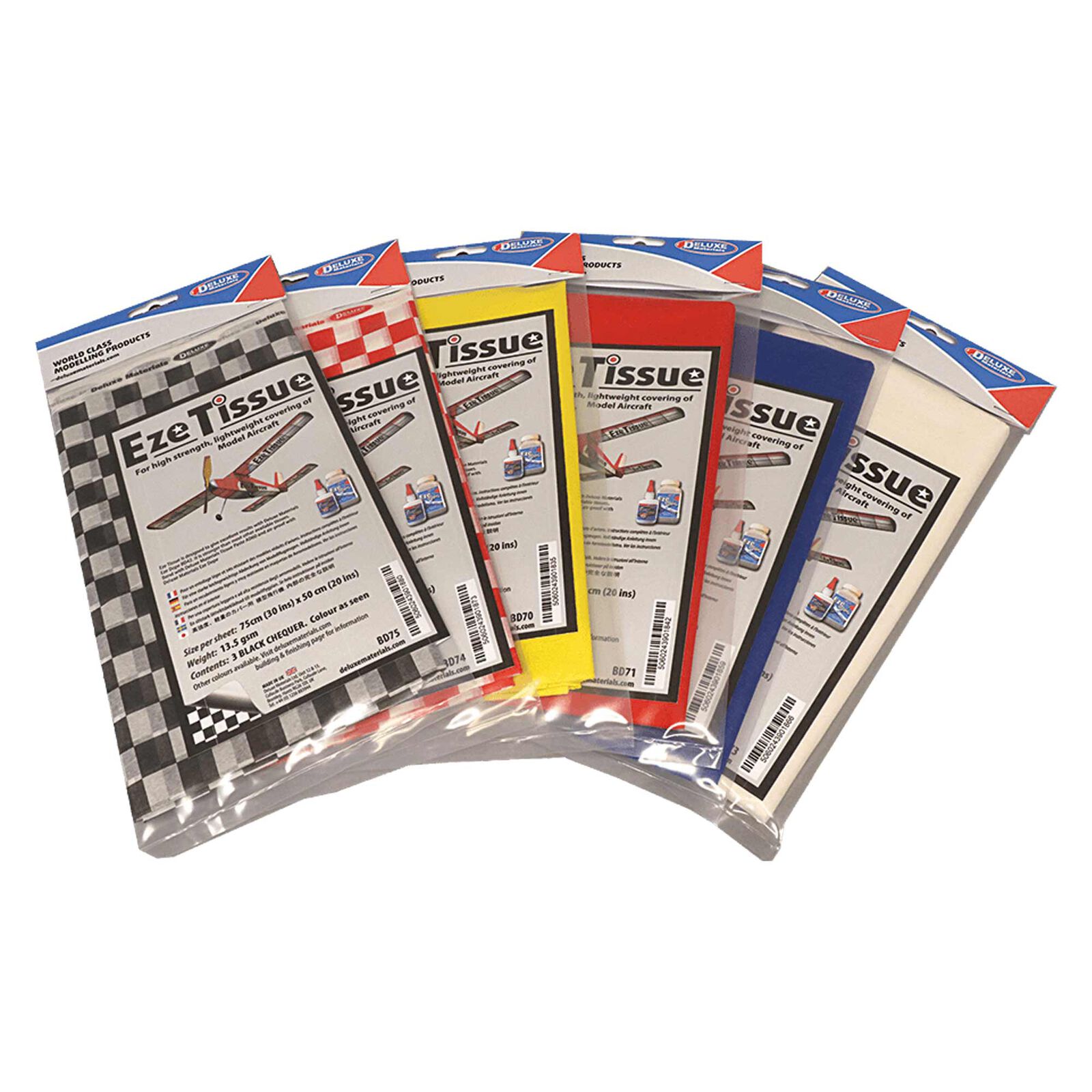 Deluxe Materials Assorted EZE Tissue, 30"x20" (5)