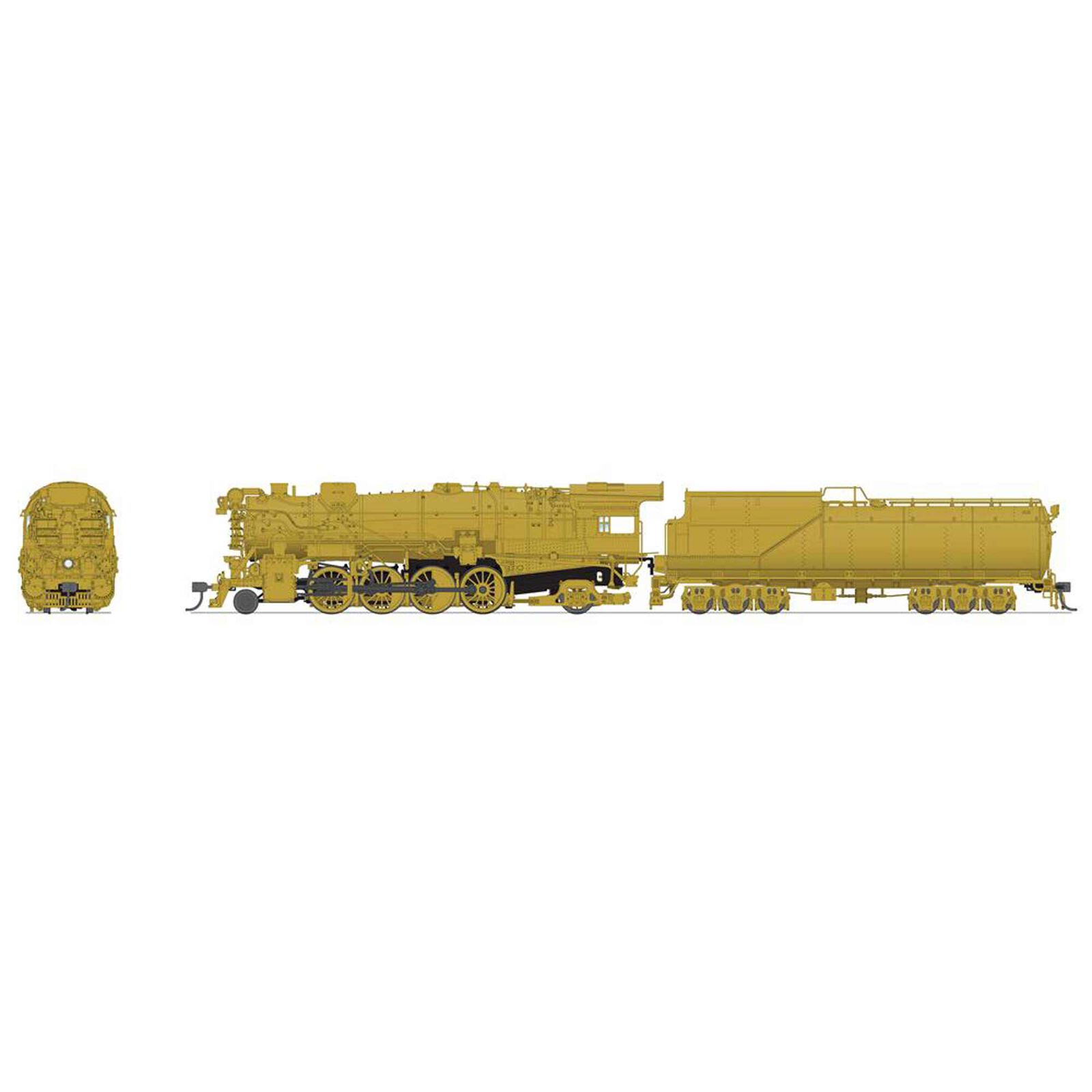 Broadway Limited Imports HO, K-2 Mikado, 16-VC Tender, Paragon 4, Brass ...