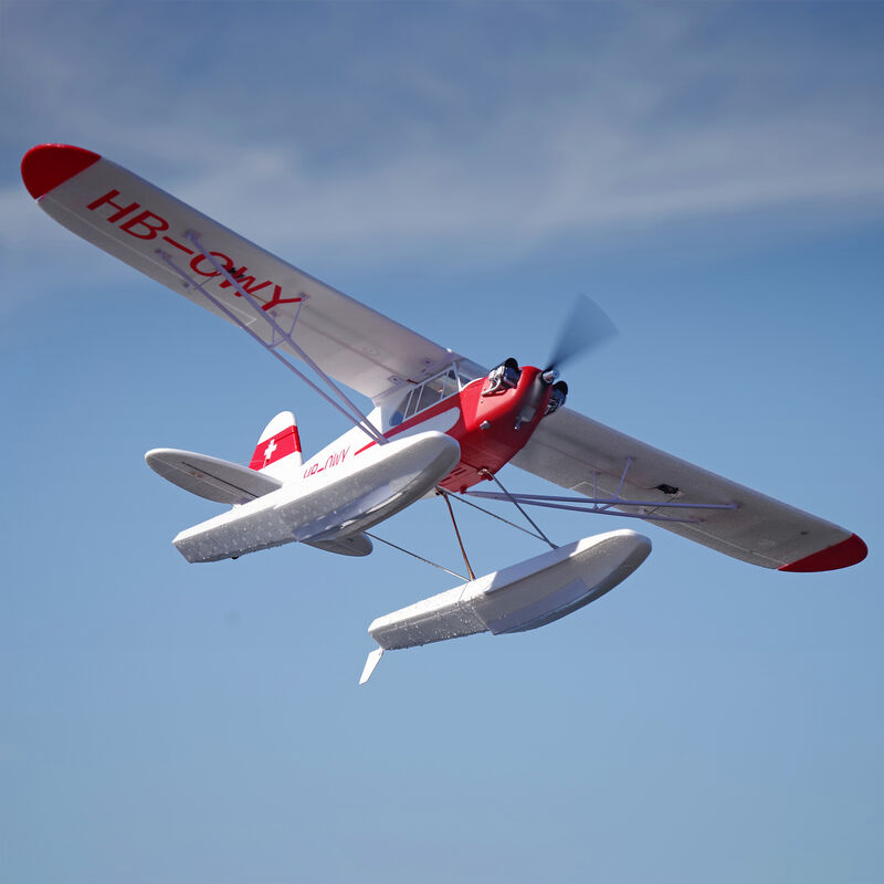 FMS Piper J-3 Cub V3 PNP with Floats, 1400mm