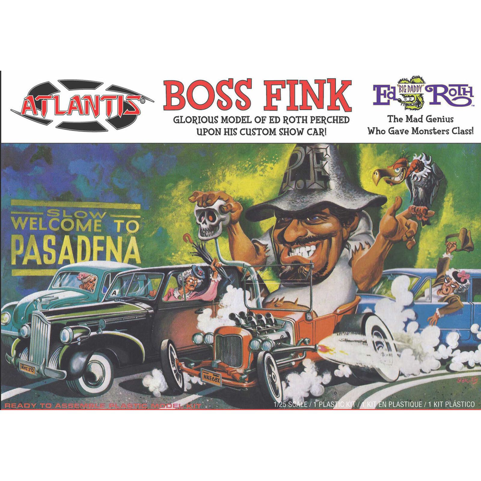 ATLANTIS TOY & HOBBY INC. 1/25 Ed Roth Boss Fink Model Kit