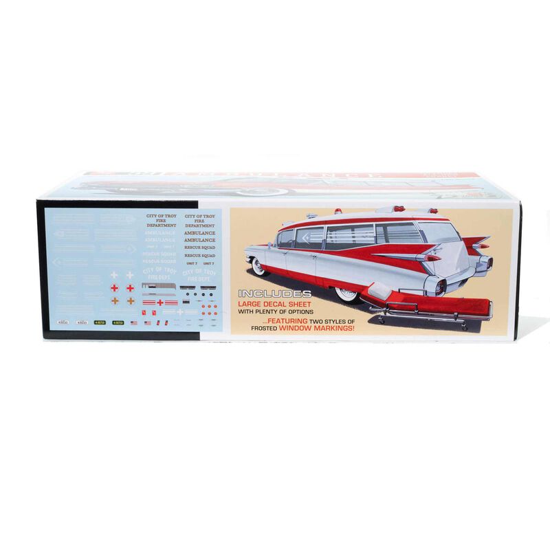 AMT 1/25 1959 Cadillac Ambulance with Gurney Model Kit