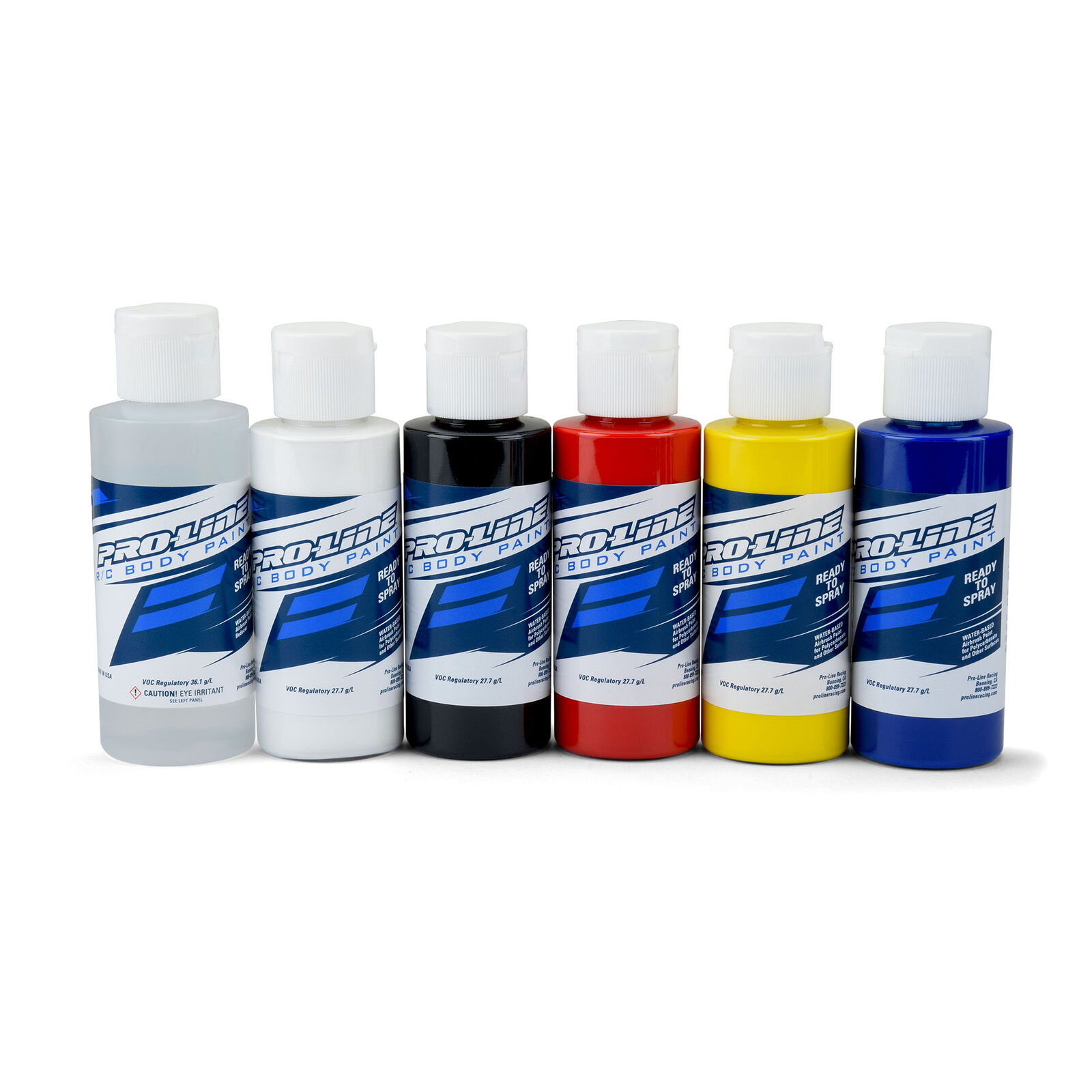 Pro-Line Racing Pro-Line RC Body Paint Primary Color Set (6 Pack ...