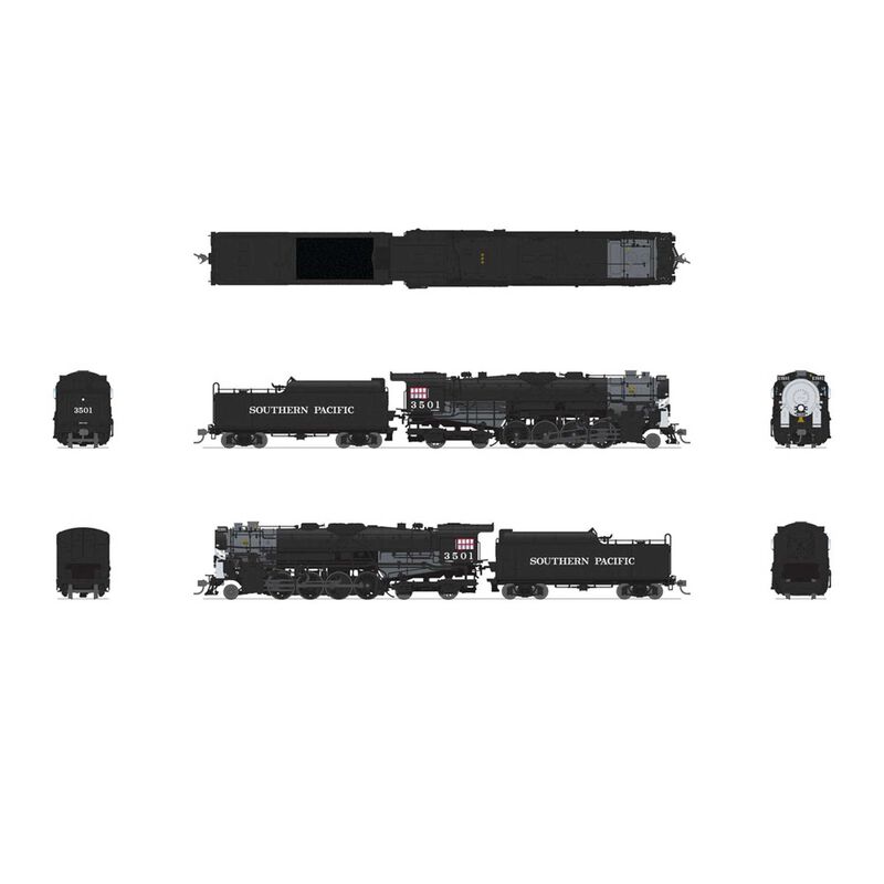 Broadway Limited Imports HO Southern Pacific 2-8-4 Berkshire T1a ...