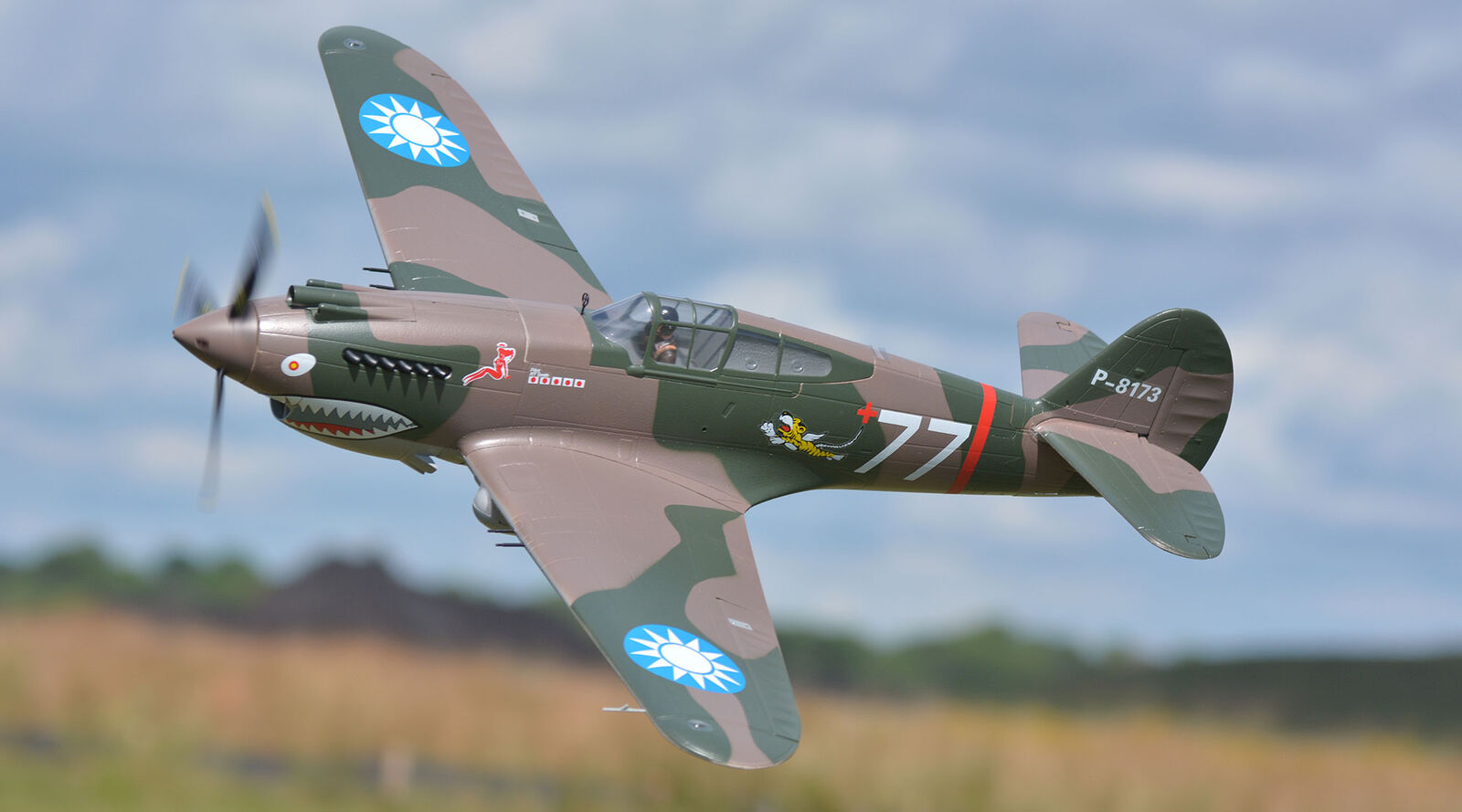 FMS P-40B 1400mm PNP with Reflex