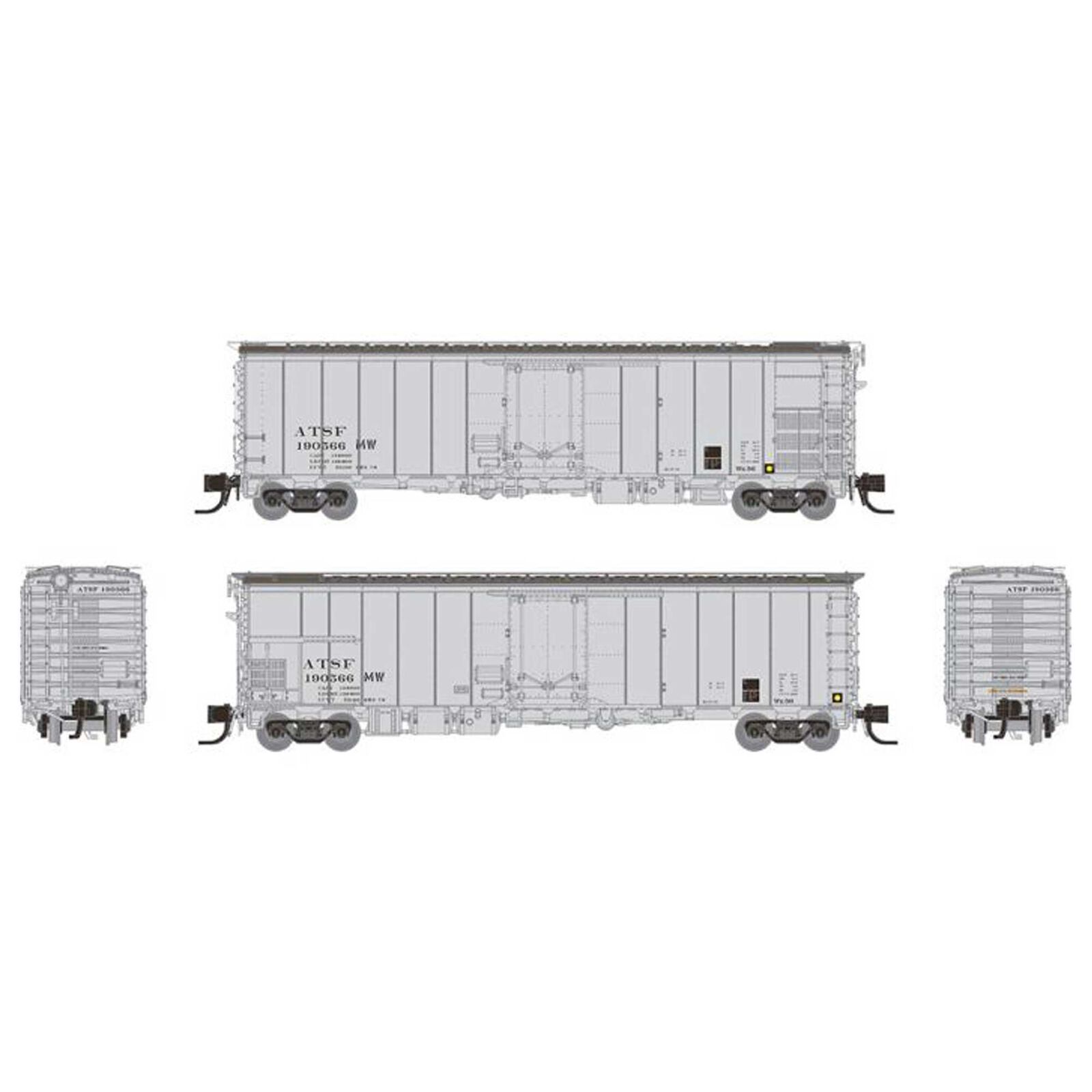 Rapido Trains Inc. N Santa Fe RR-56 Mechanical Reefer: ATSF - MOW ...