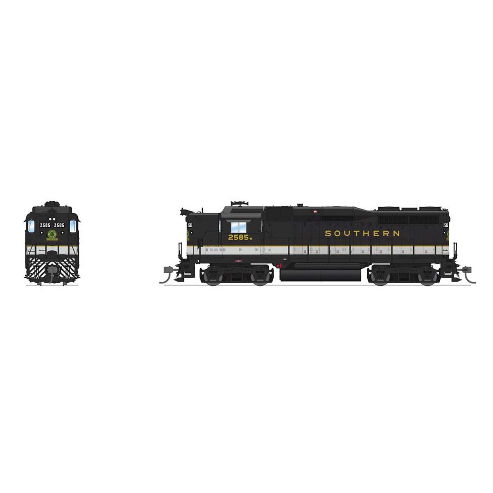 Broadway Limited Imports HO EMD GP30 Locomotive, SOU 2585, Tuxedo Scheme