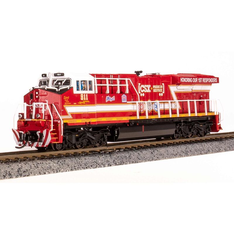 Broadway Limited Imports N GE ES44AC Locomotive, Pride in Service 1st Responders, Paragon4, CSX#911