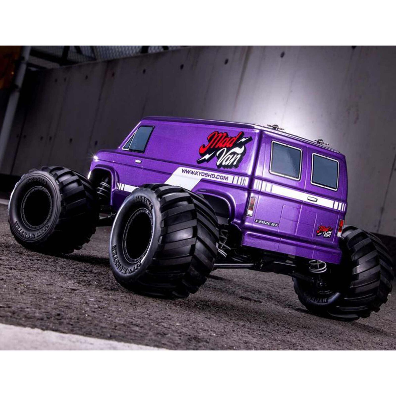 Kyosho 1/10 Mad Van Fazer Mk2 FZ02L-BT Brushed 4x4 Monster Truck RTR ...