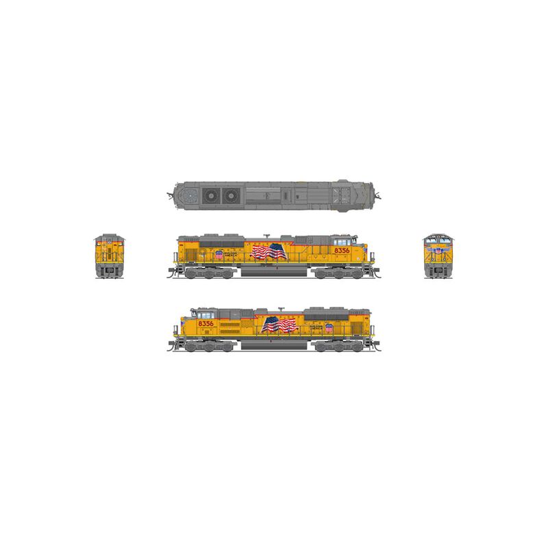 Broadway Limited Imports N EMD SD70ACe Locomotive, UP 8356, Building ...