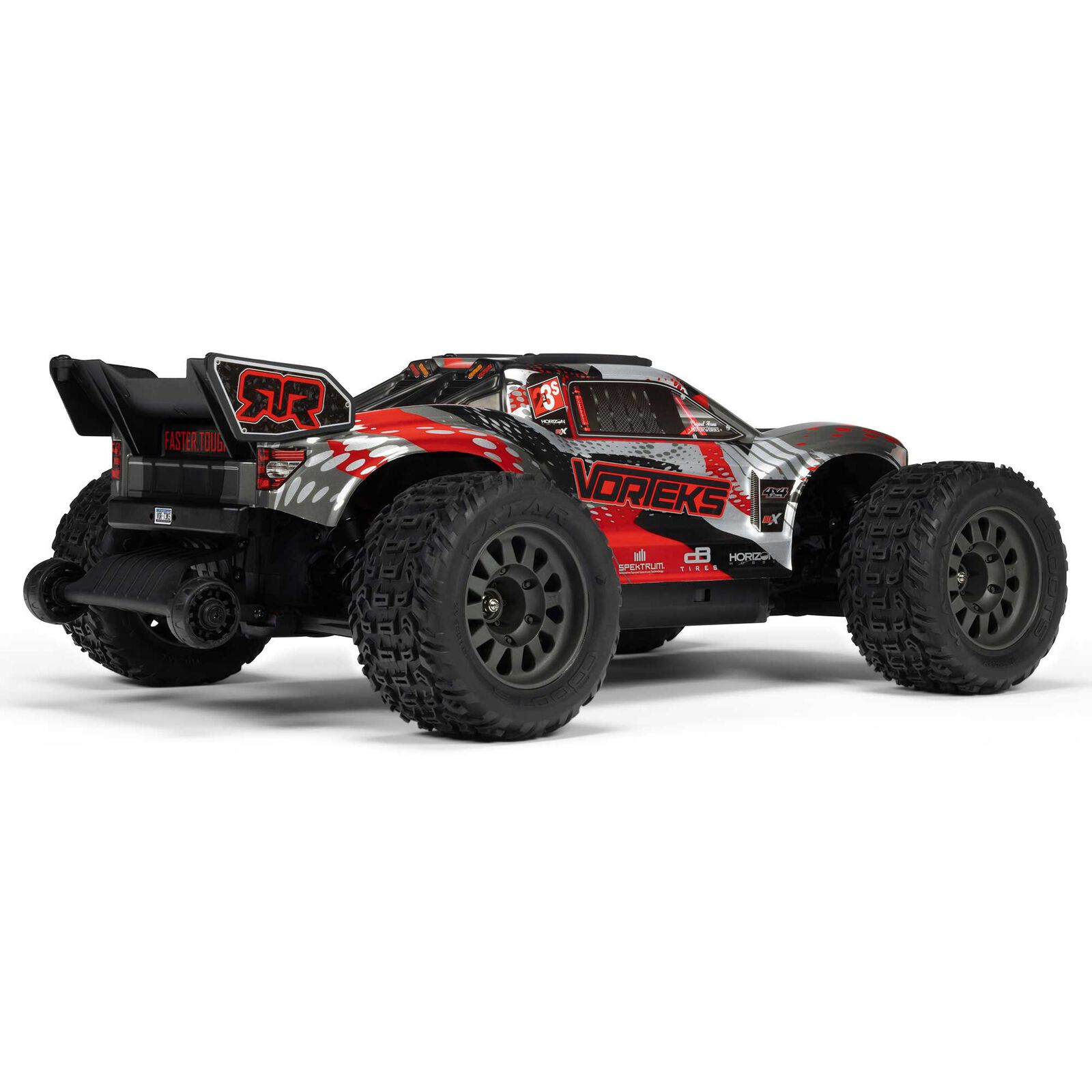 ARRMA 1/10 VORTEKS 223S DSC 4X4 RTR Brushless Stadium Truck, Red ...