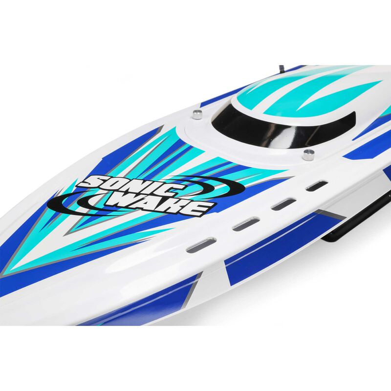Pro Boat Sonicwake V2 36" Self-Righting Brushless Deep-V RTR, White