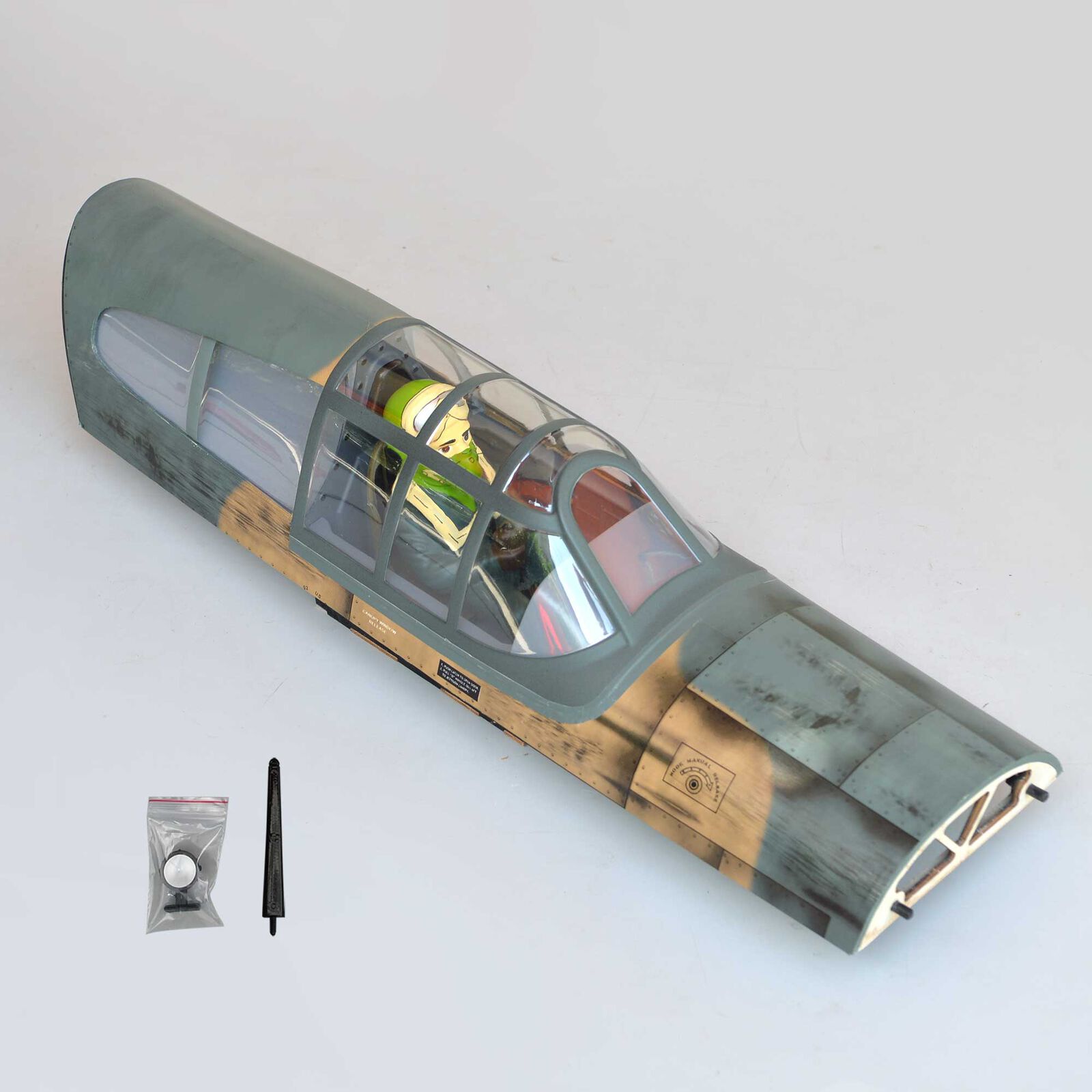 Phoenix Model Canopy Hatch: P-40 Warhawk 35-55cc