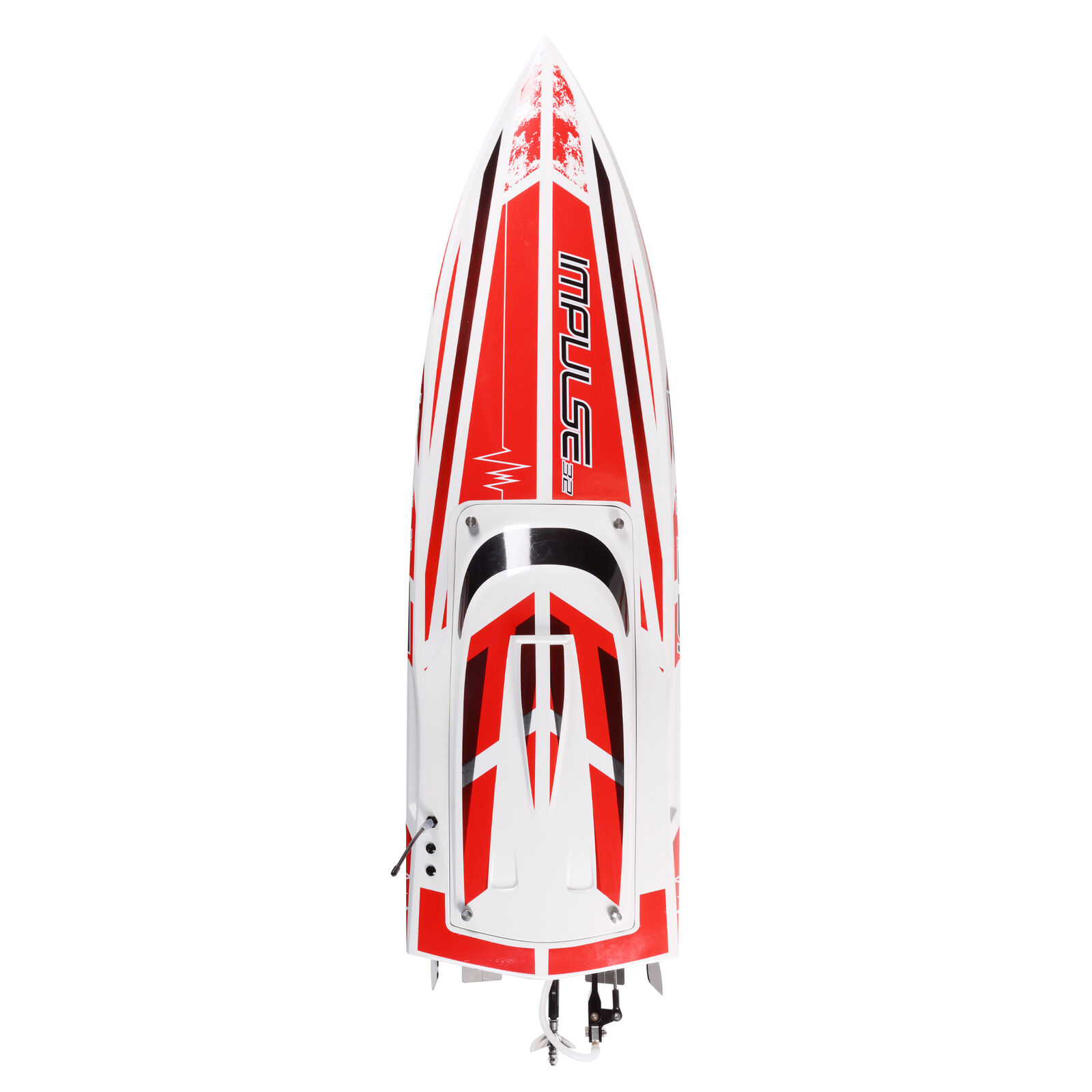 Pro Boat Impulse 32" Brushless Deep-V RTR with Smart, White/Red
