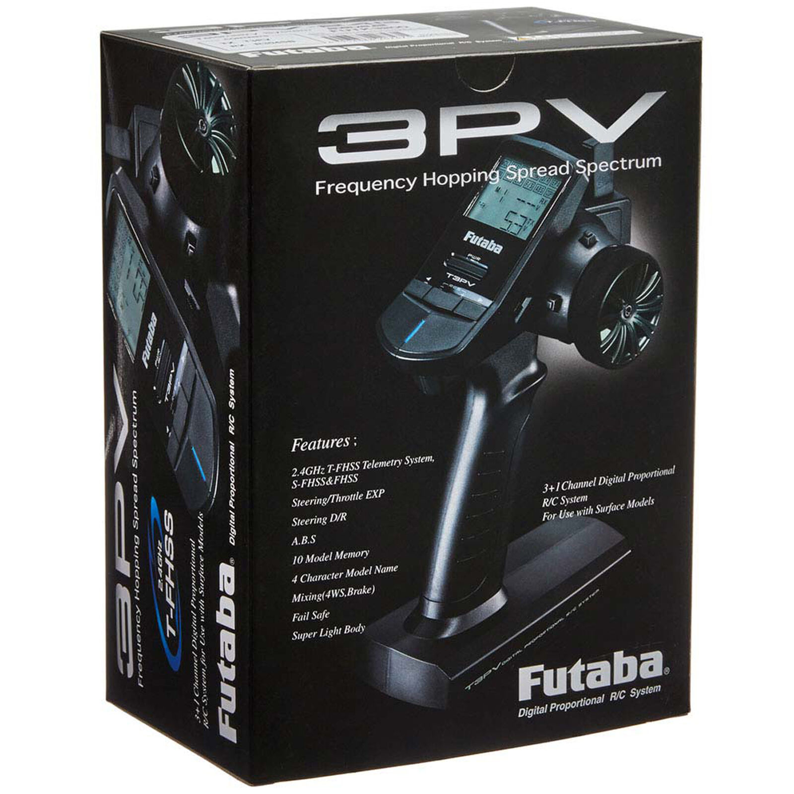 Futaba Systems 3PV 3-Channel FHSS Transmitter With R203GF Receiver ...