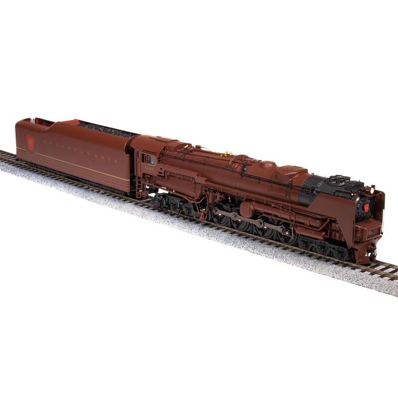 Broadway Limited Imports HO S2 6-8-6 Tuscan Red Locomotive, Large Smoke ...