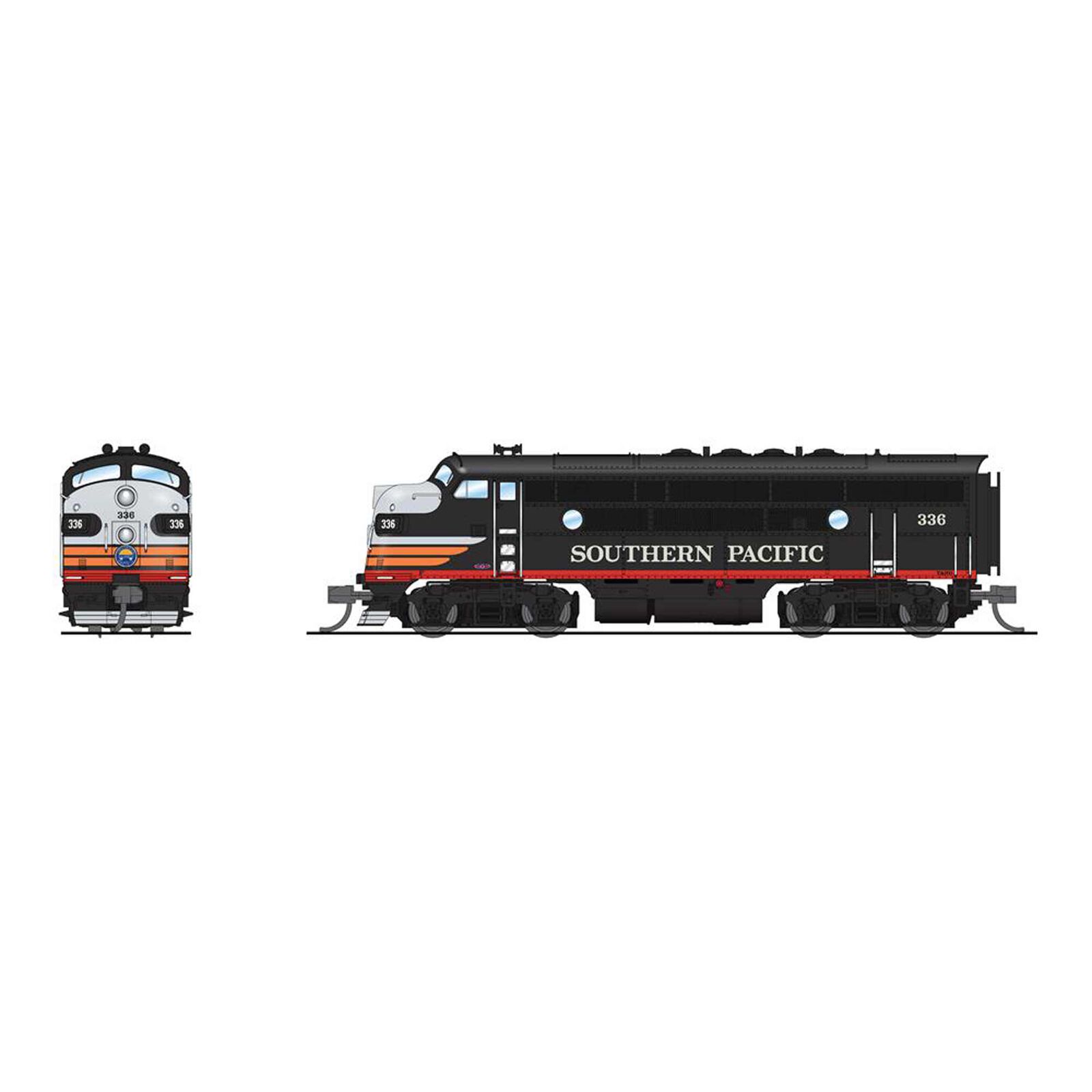 Broadway Limited Imports N EMD F3A Locomotive, Black Widow, Paragon4 ...