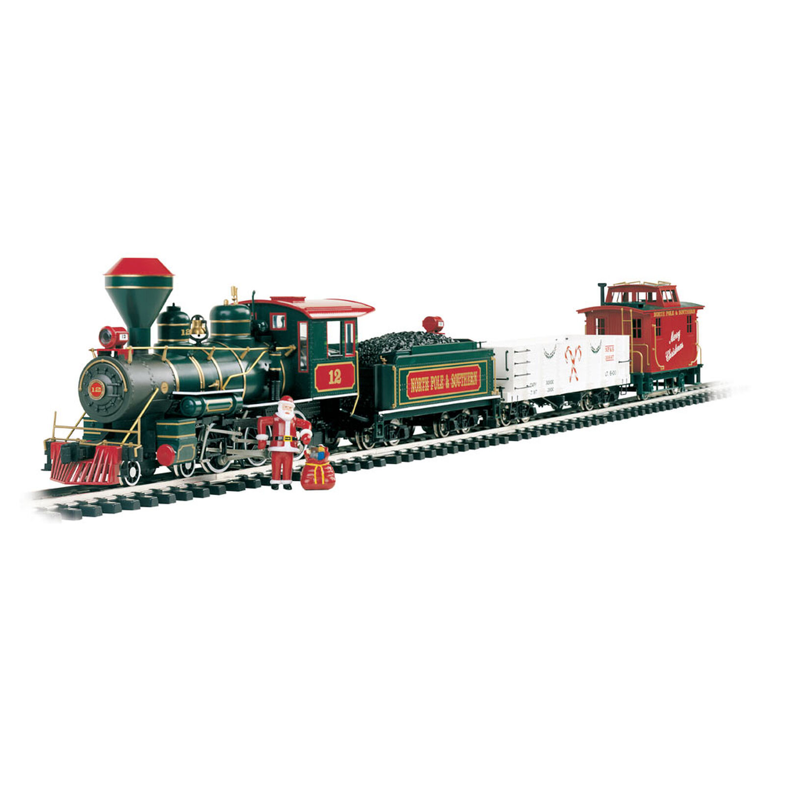 Bachmann Industries G Scale Night Before Christmas 4-6-0 Freight Train Set