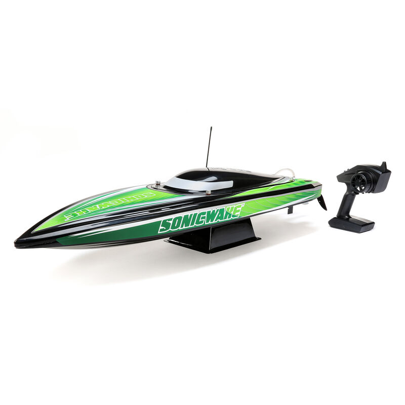 Pro Boat Sonicwake 36" Self-Righting Brushless Deep-V RTR, Black