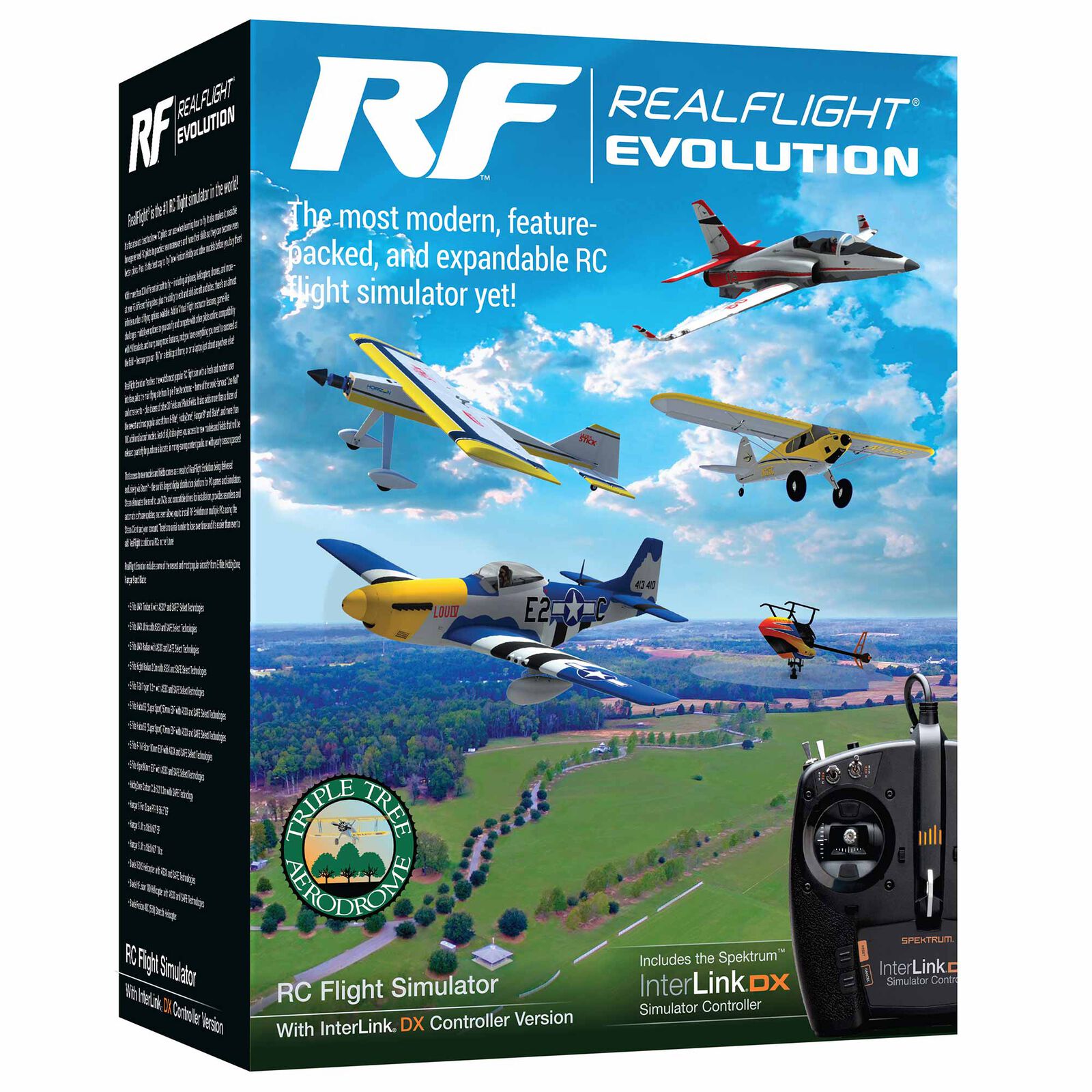 RealFlight RealFlight Evolution RC Flight Simulator with InterLink DX ...