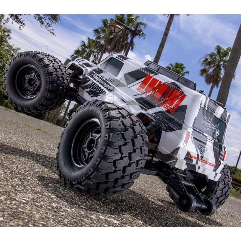 Kyosho 1/10 Mad Wagon VE KB10 4x4 3S Brushless Monster Truck RTR, Black ...