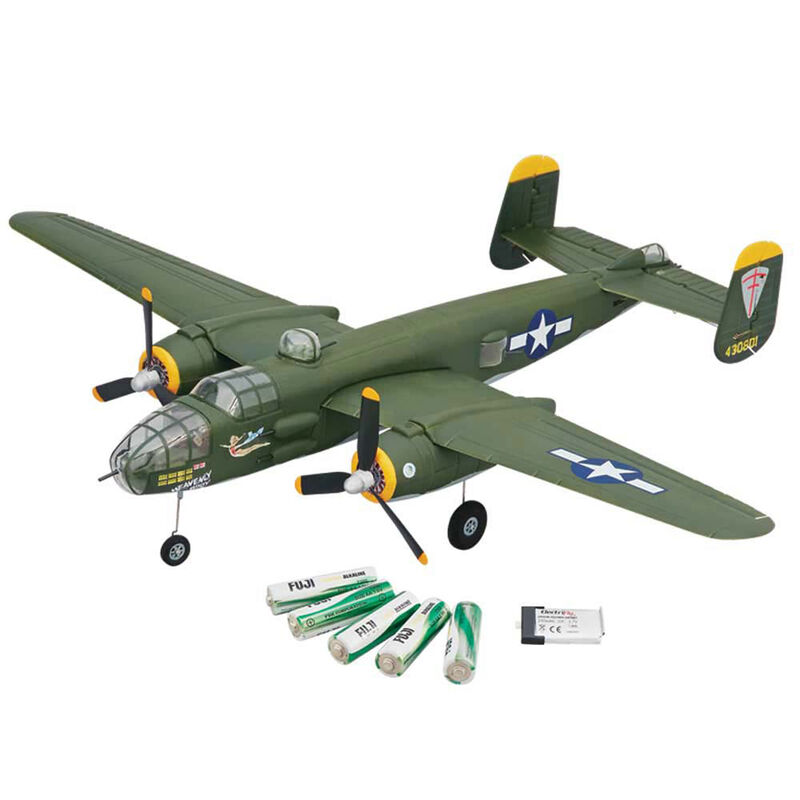 Flyzone Micro B-25 Mitchell WWII Bomber EP Tx-R 21.7"