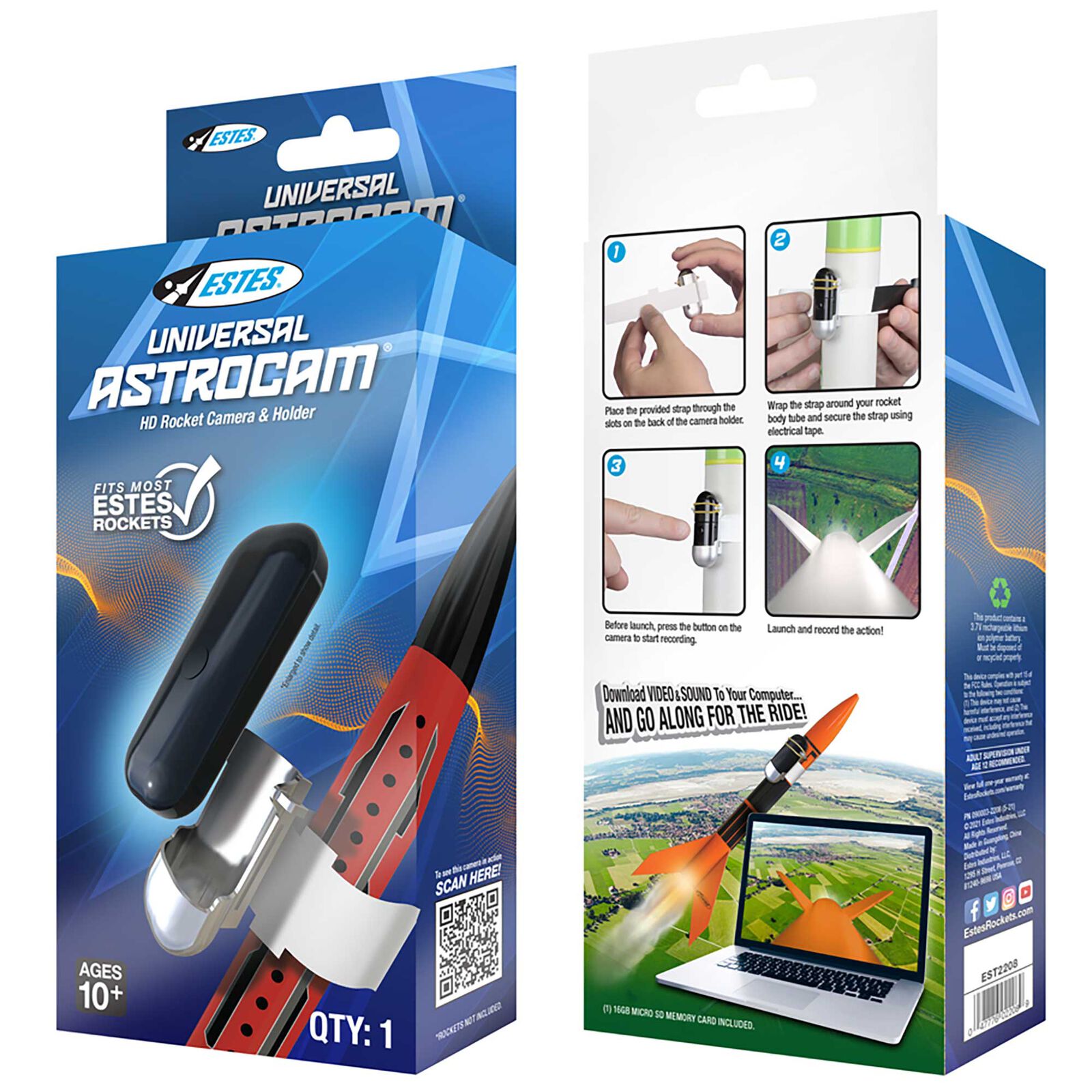 Estes Universal AstroCam Model Rocket Kit | Tower Hobbies