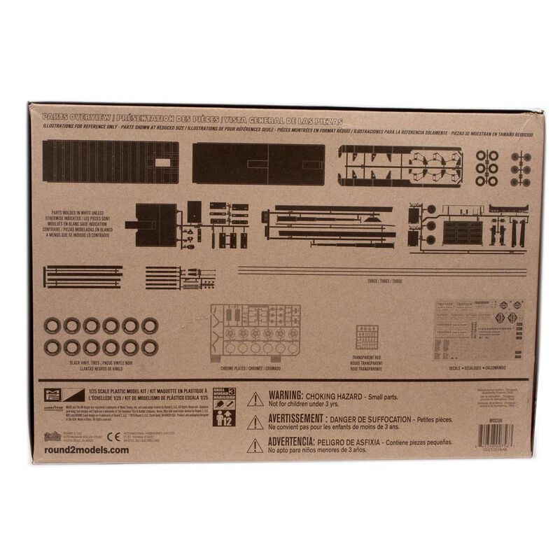 MPC 1/25 3 Axle Gravel Semi Trailer | Tower Hobbies