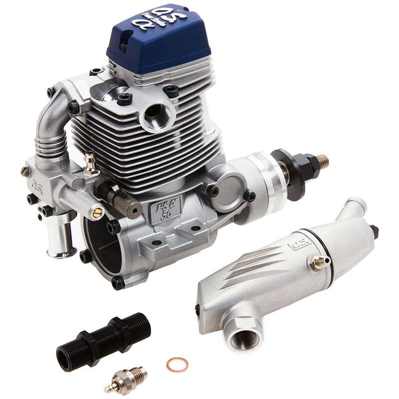 OS Engines 56FS-a Ringed 4-Stroke Airplane Glow Engine w Muff
