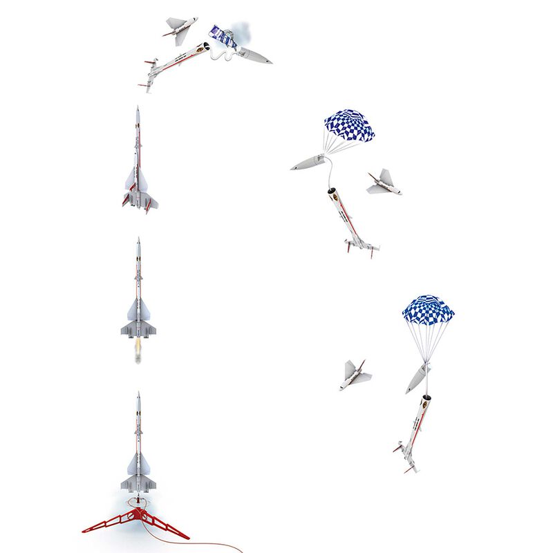 Estes Super Orbital Transport Model Rocket Kit | Tower Hobbies
