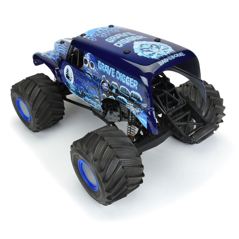 Pro-Line Racing 1/10 Grave Digger Ice (Blue) Painted Body Set: LMT ...