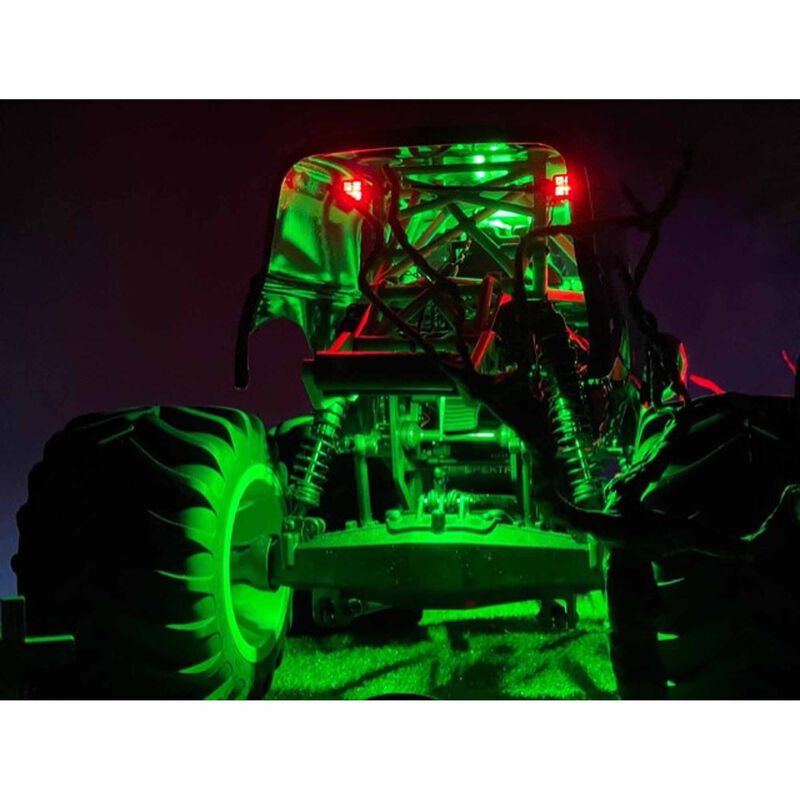 MyTrickRC, Inc. HB-2 Off-Road Light Kit, 1/8 Losi LMT 2.0 Grave Digger ...