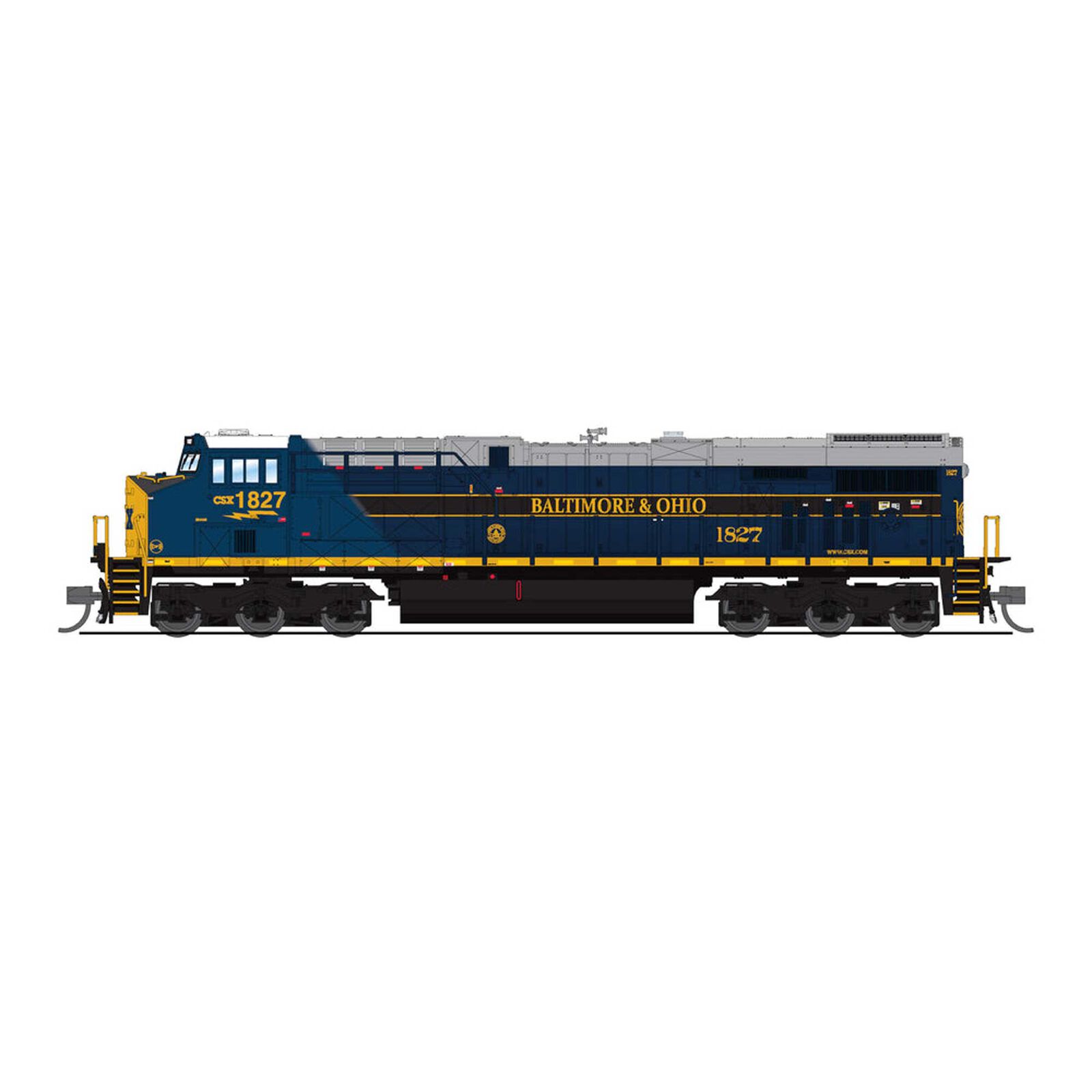 Broadway Limited Imports N GE ES44AC Locomotive with DCC & Sound, CSX ...