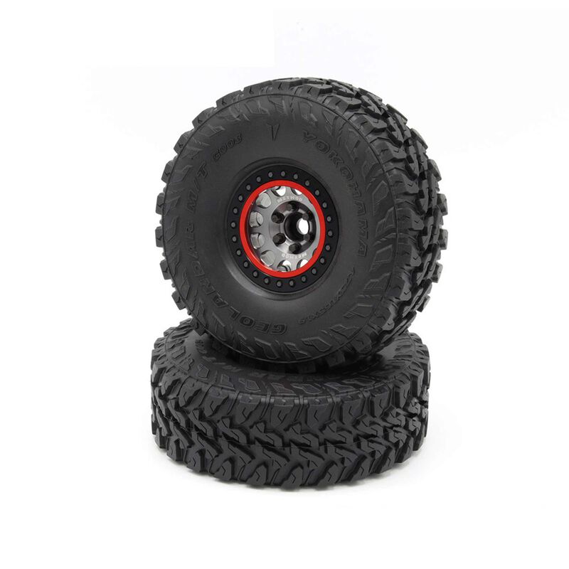 Vanquish Products Yokohama Geolandar M/T 1.9 Tires (2) Red Compound - 4.75"