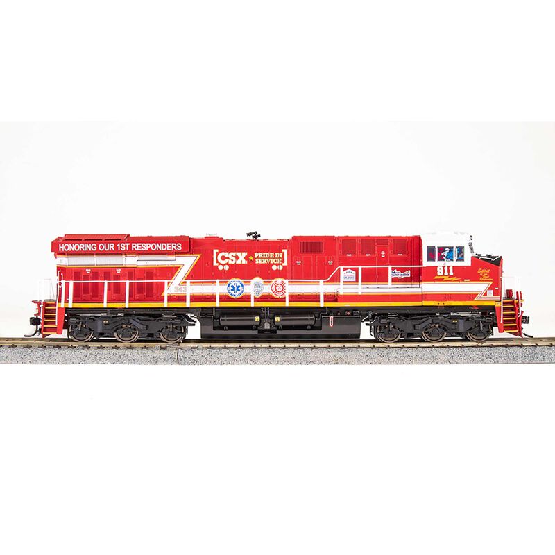Broadway Limited Imports HO GE ES44AC Locomotive, Pride in Service 1st Responders, Paragon4 CSX ...