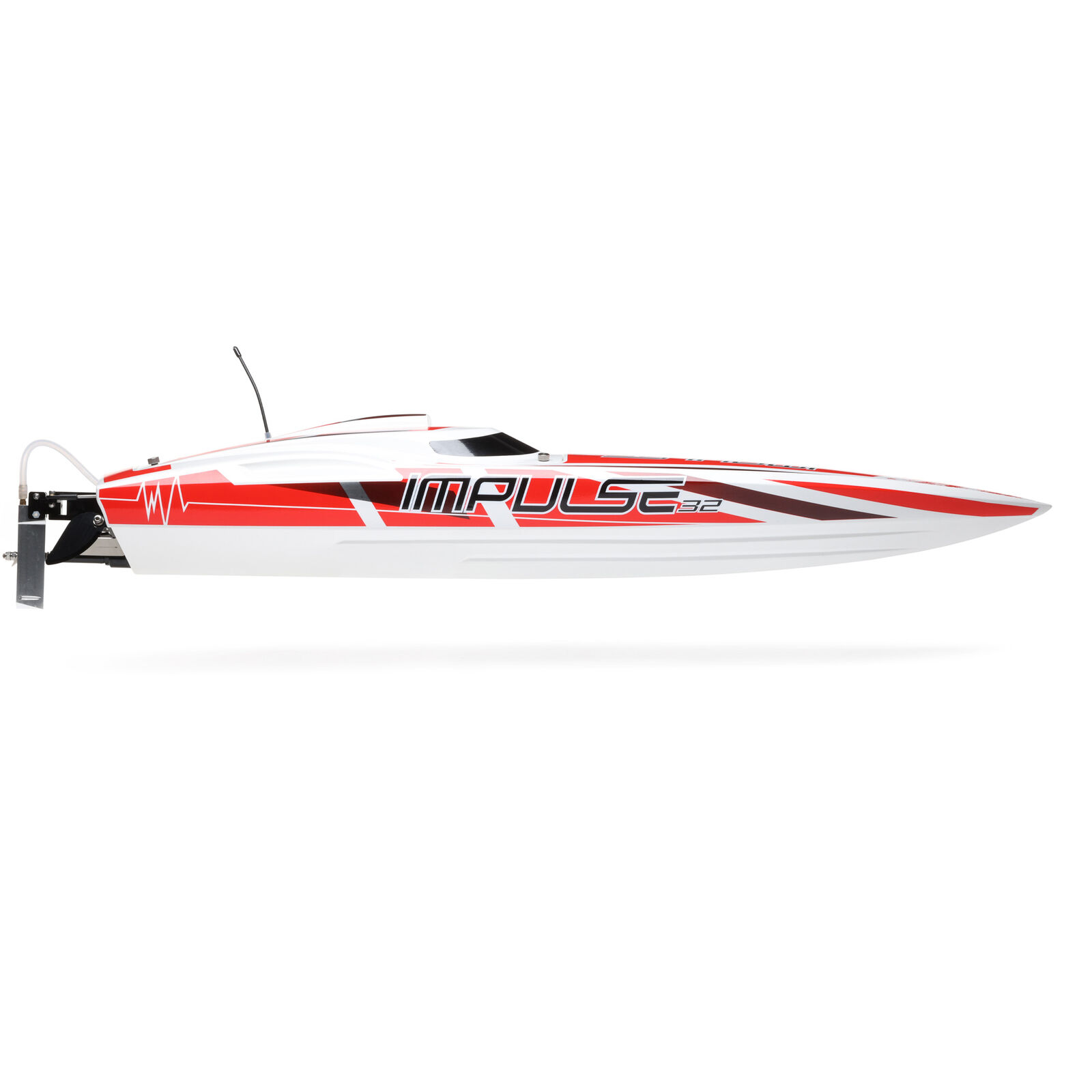 Pro Boat Impulse 32" Brushless Deep-V RTR with Smart, White/Red