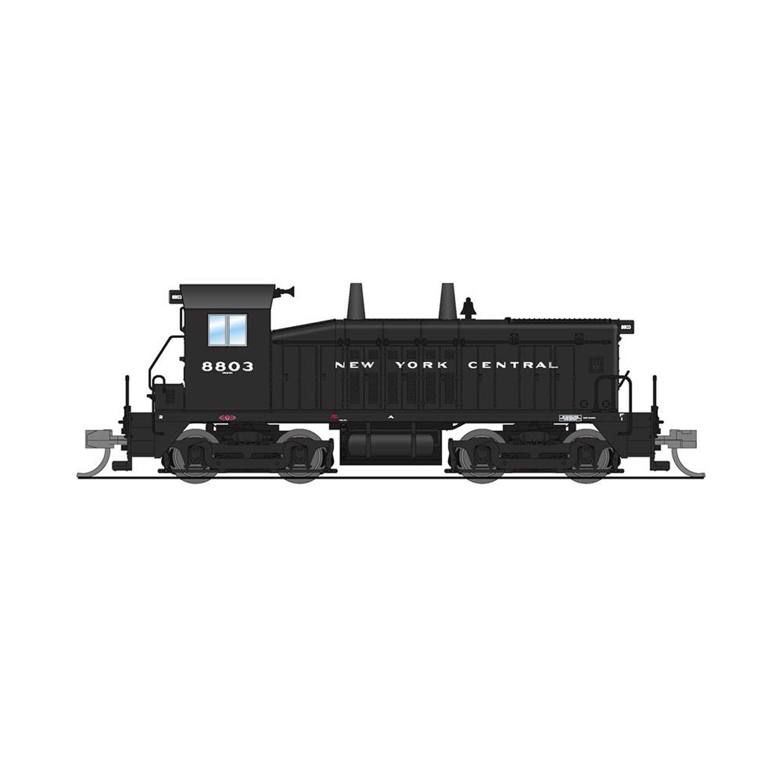 Broadway Limited Imports N EMD NW2 Locomotive, NYC 8803, Black with ...