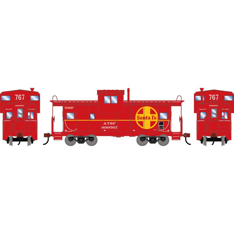 Athearn HO ATH Wide-Vision Caboose, ATSF #999767