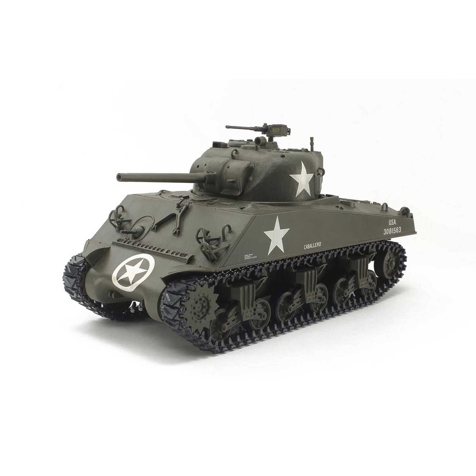 Tamiya 1/35 RC US Medium Tank M4A3 Sherman with Control Unit