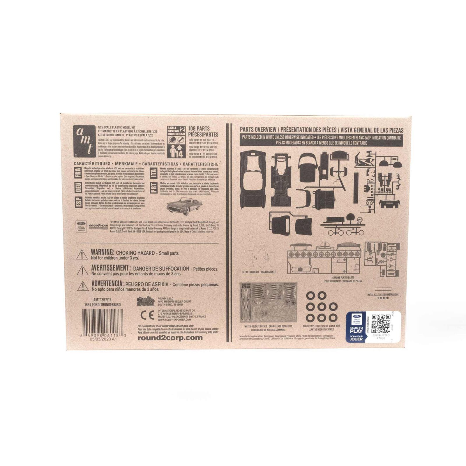 AMT 1/25 1957 Ford Thunderbird Model Kit